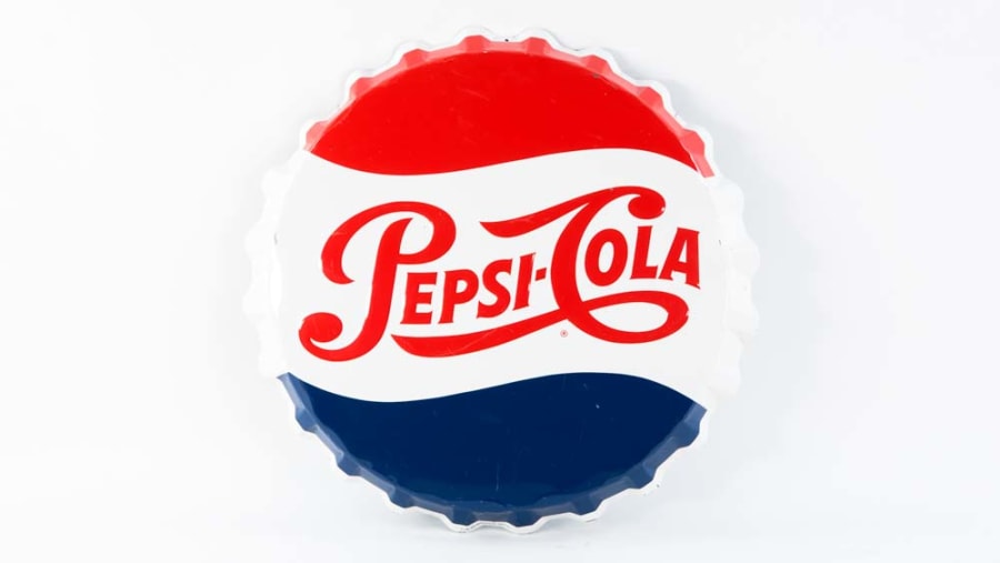 Pepsi-Cola Bottle Cap SSTE 39 In. X 39 In. at The Road Art Collection ...