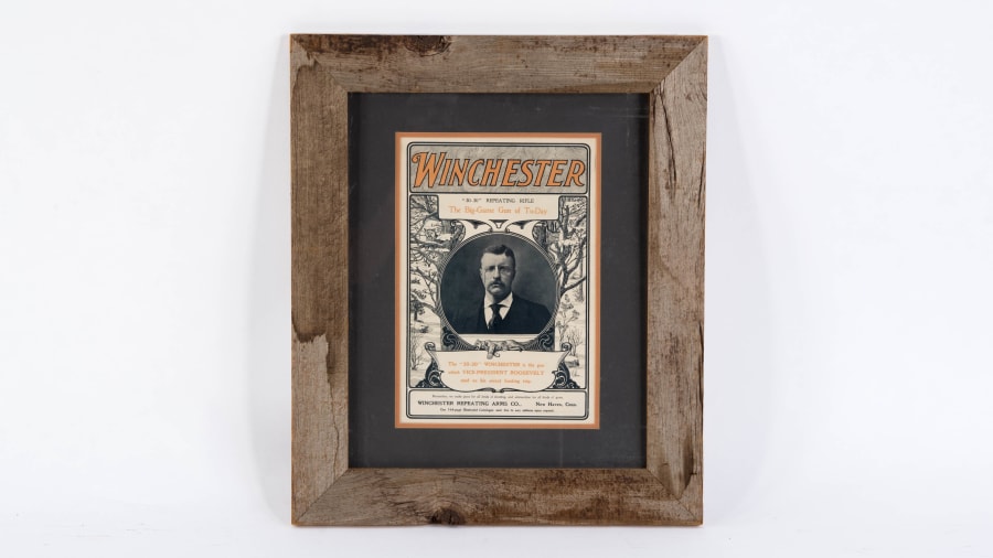 Winchester 30-30 Repeating Rifle Lithograph In Frame at The Road Art ...