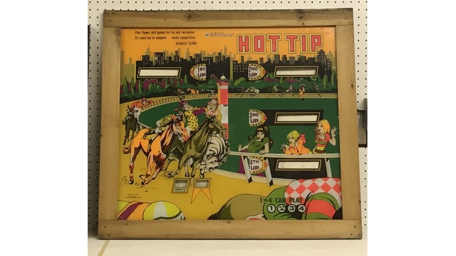 Hot Tip Framed Pinball Face 32 In. X 29 In. at The Road Art Collection ...