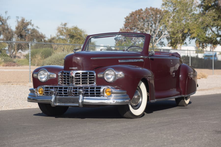 1946 Lincoln Convertible at Rogers' Classic Car Museum 2015 as S146 ...