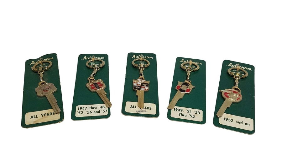 Autogram Signet Key & Ring Dodge, Mercury, Buick, Cadillac Gold Blanks ...