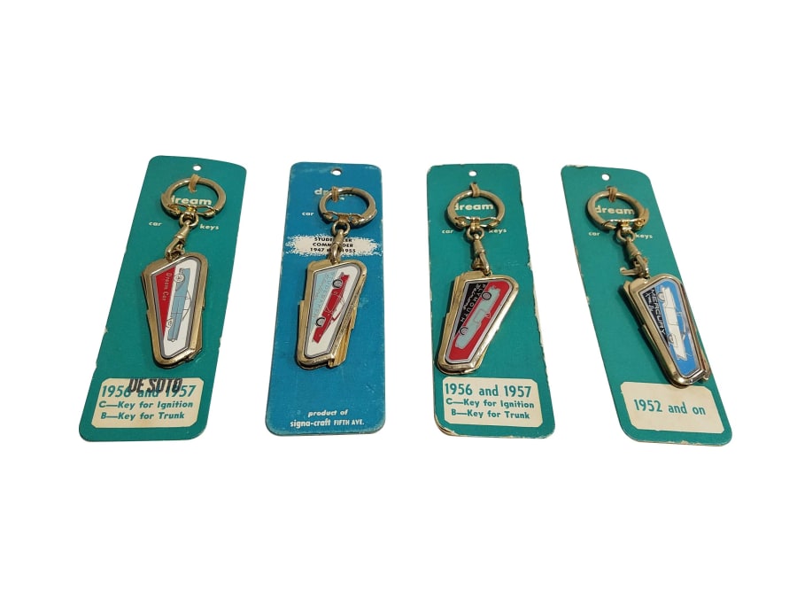 Autogram Signet Key & Ring De Soto, Mercury, Plymouth, Studebaker ...