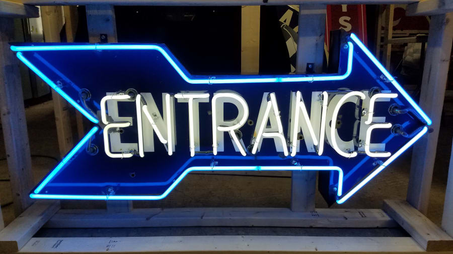 Ford Dealership Entrance Arrow SSPN 52 X 24 at Indy Road Art 2018 as ...