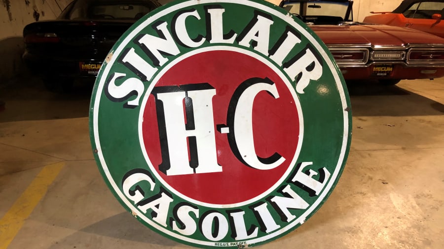 Sinclair Gasoline DSP 48in Round at Indy Road Art 2018 as K122 - Mecum ...