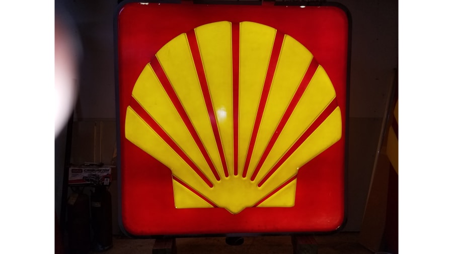 Shell Gas Station Sign 78x78x12 for Sale at Auction - Mecum Auctions