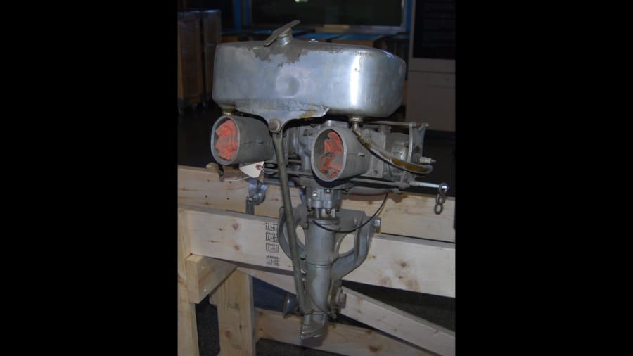 Johnson P-50 Racing Outboard Boat Motor at Indy Road Art 2018 as J94 ...