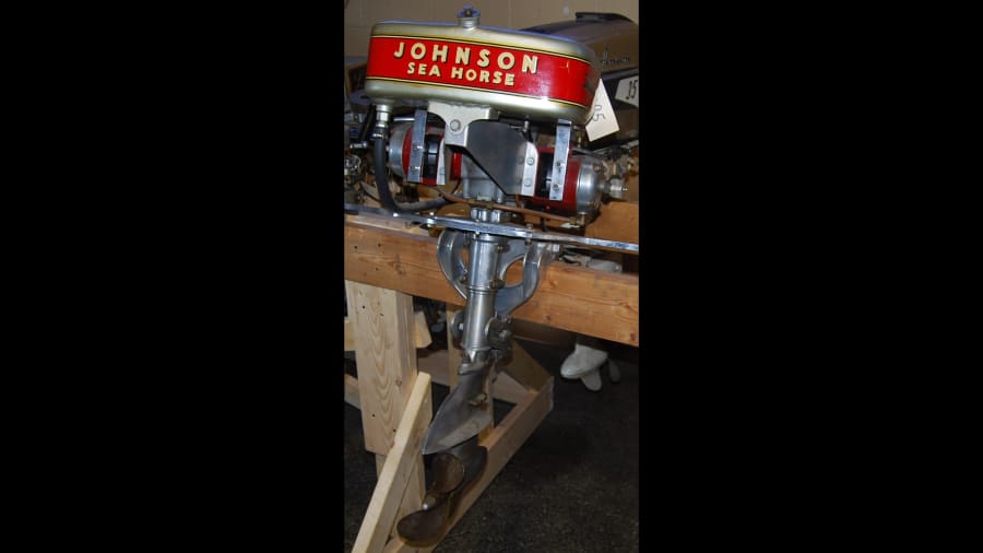 Johnson PX-50 Racing Outboard Boat Motor at Indy Road Art 2018 as J226 ...
