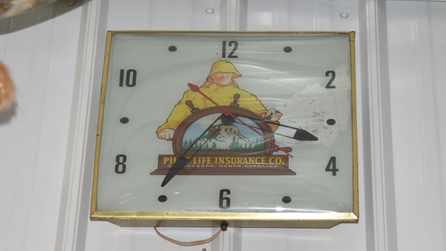 Pilot Life Insurance Clock Original Square Glass Face for Sale at ...