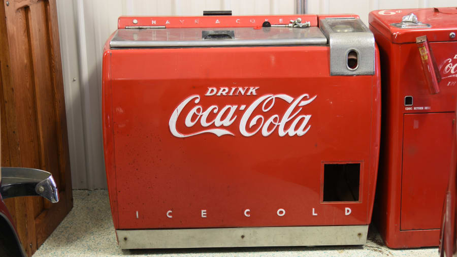 Coca-Cola Original Large Tin Cooler 34x42x27 at Indy Road Art 2018 as ...