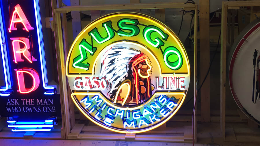 Musgo Reproduction 48x48 at Indy Road Art 2018 as H38.1 - Mecum Auctions