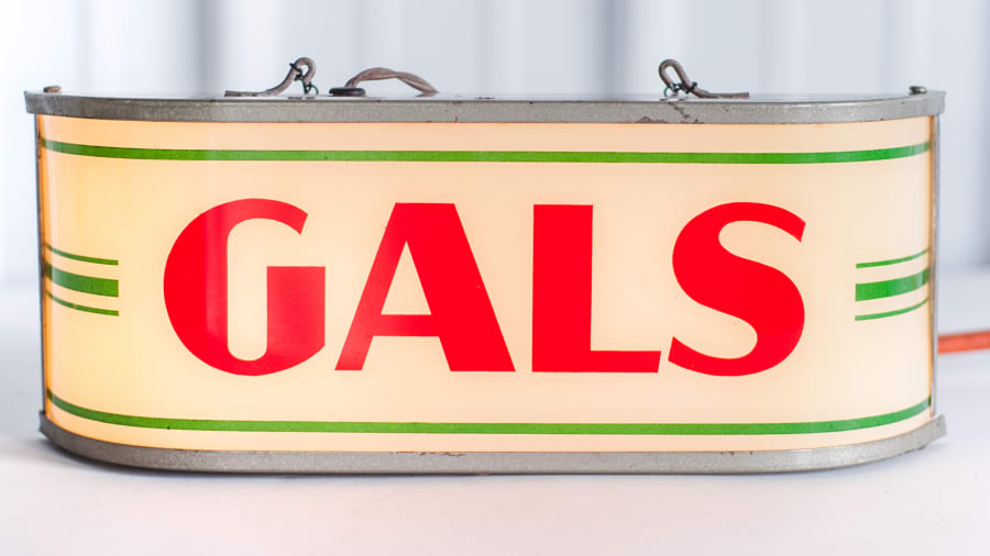Gals And Guys Lighted Wall Sign 14x5 at Indy Road Art 2018 as K118 ...