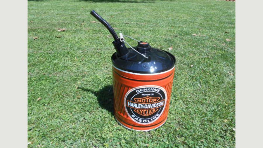 Harley-Davidson Restored Gas Can at Indy Road Art 2018 as H101.1 ...