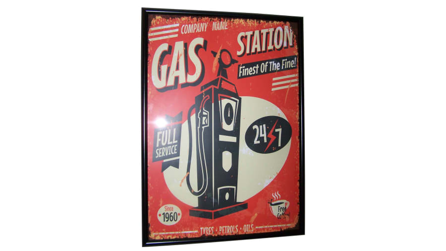 Gas Station Print 20x28 at Indy Road Art 2019 as H30 - Mecum Auctions