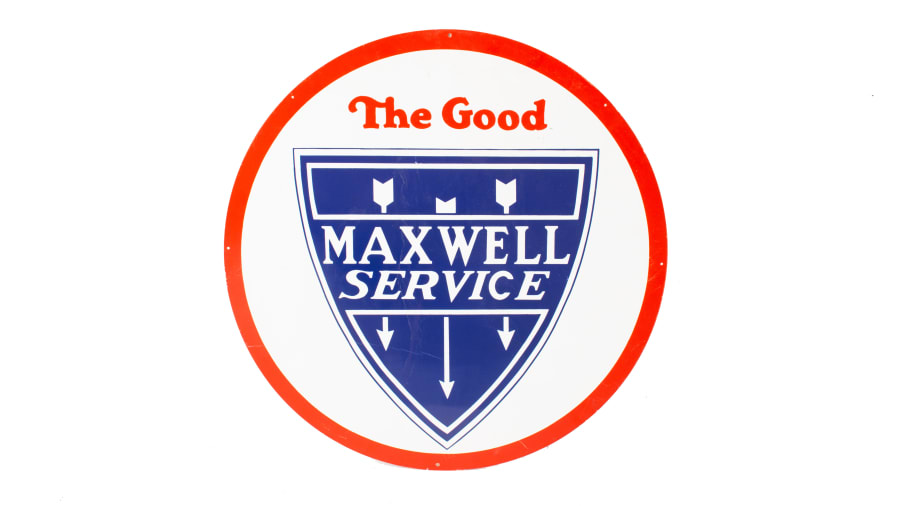Maxwell Service Single-Sided Tin 26-in for Sale at Auction - Mecum Auctions