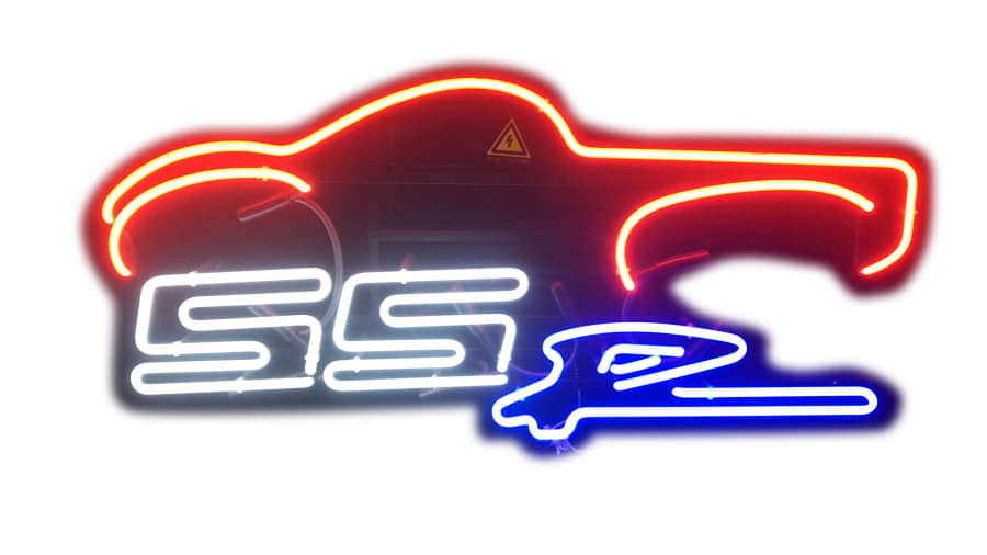 Chevy SSR Single-Sided Neon 32x15 for sale at Indy Road Art 2019 as ...