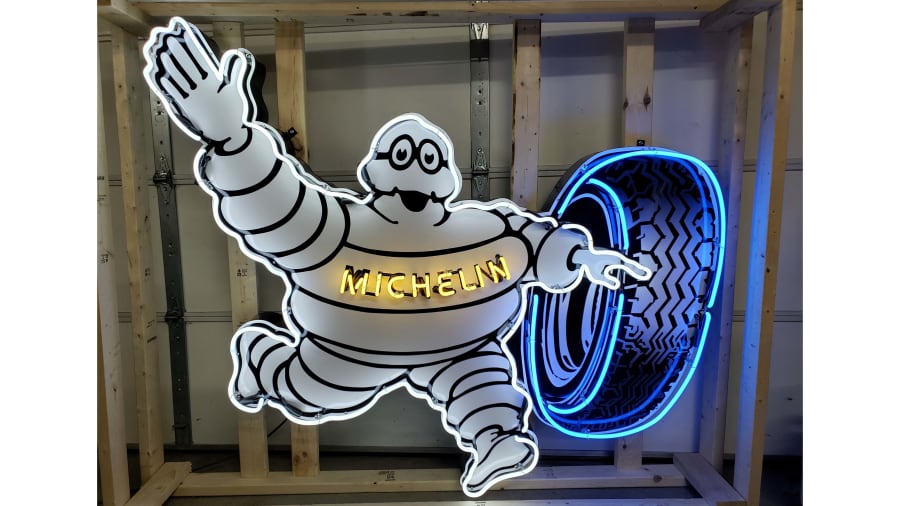 Michelin Animated Single-Sided Neon 72.5x48 at Indy Road Art 2019 as ...