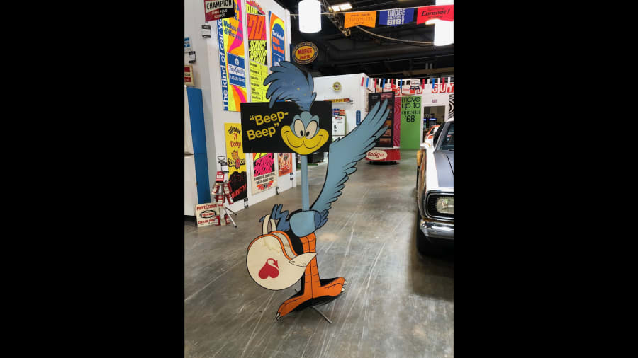 Road Runner Stand-Up Cut Out Display 67x34 at Indy Road Art 2019 as ...