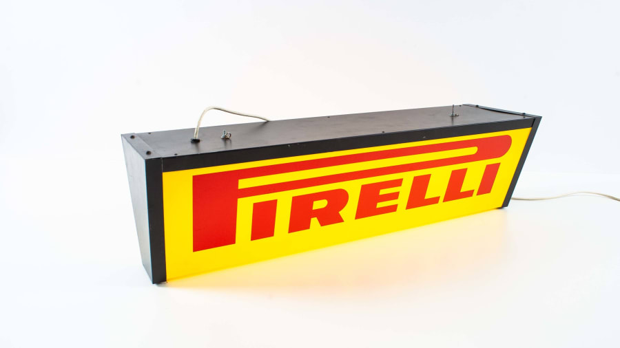 Pirelli Double-Sided Backlit Plastic Dealer Sign at Indy Road Art 2020 ...