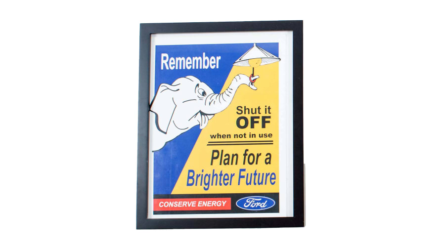 Ford Single-Sided Dealership Advertisement Sign at Indy Road Art 2020 ...