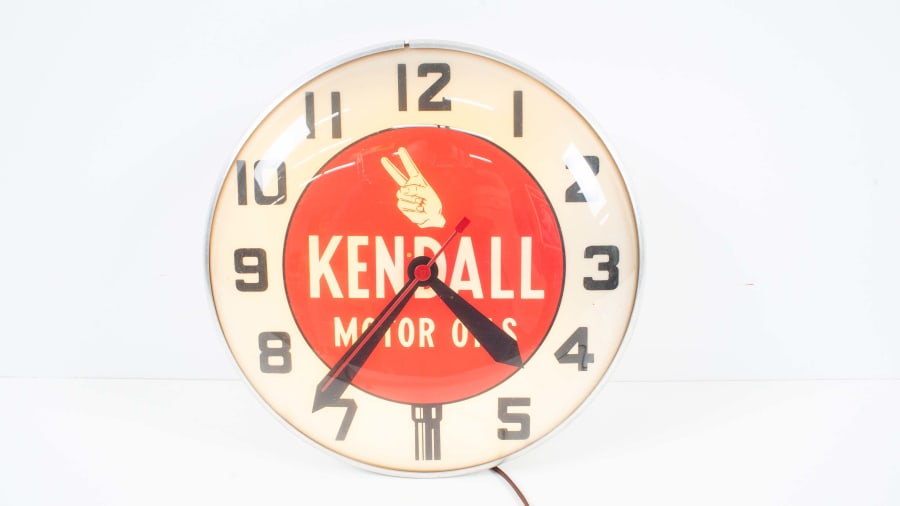 Kendall Motor Oils Backlit Clock for Sale at Auction - Mecum Auctions