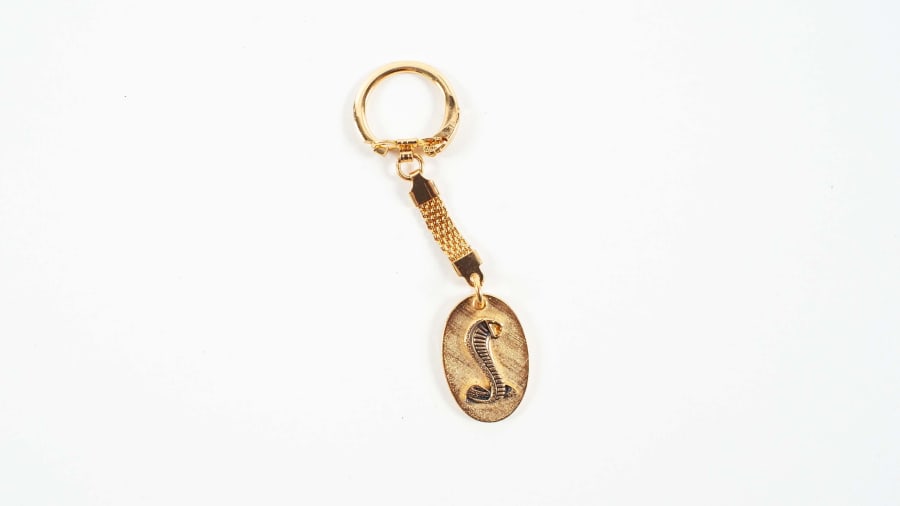 1967-68 Shelby American Gold Cobra Keychain at Indy Road Art 2020 as ...