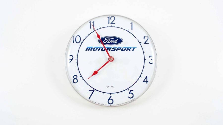 Ford Motorsport Single-Sided Plastic Faced Clock at Indy Road Art 2020 ...