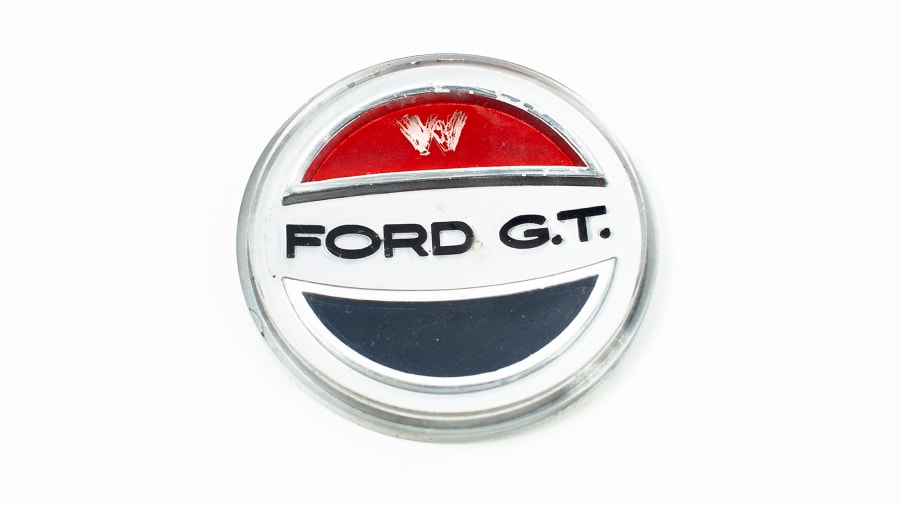 Dixie Dean Ford GT40 Steering Wheel Center Emblem at Indy Road Art 2020 ...