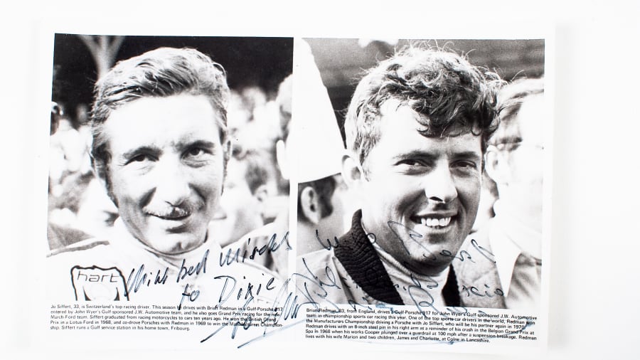 Dixie Dean Race Car Drivers Signed Photographs at Indy Road Art 2020 as ...