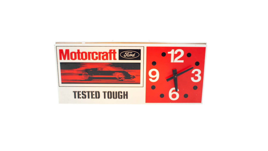 Motorcraft Single-Sided Backlit Clock at Indy Road Art 2020 as P55 ...