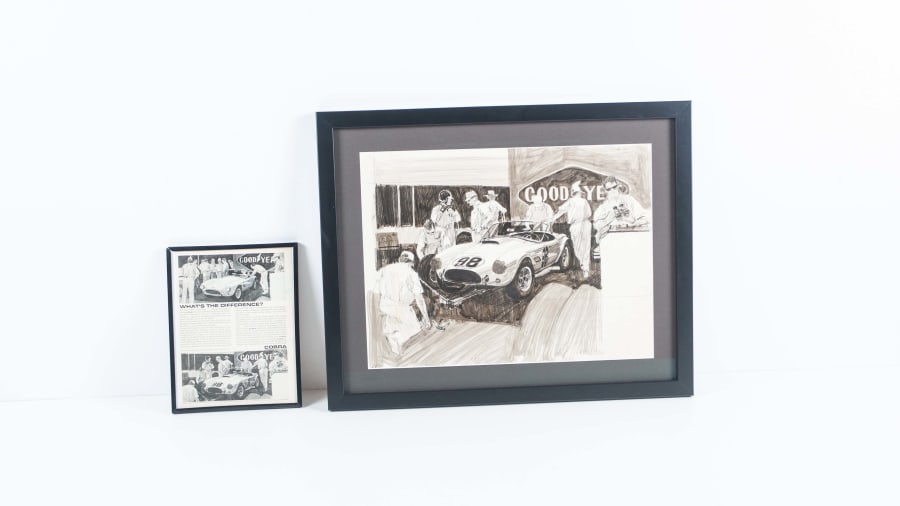 1964 Shelby American, George Bartell Original Artwork - Lot Of 2 for ...