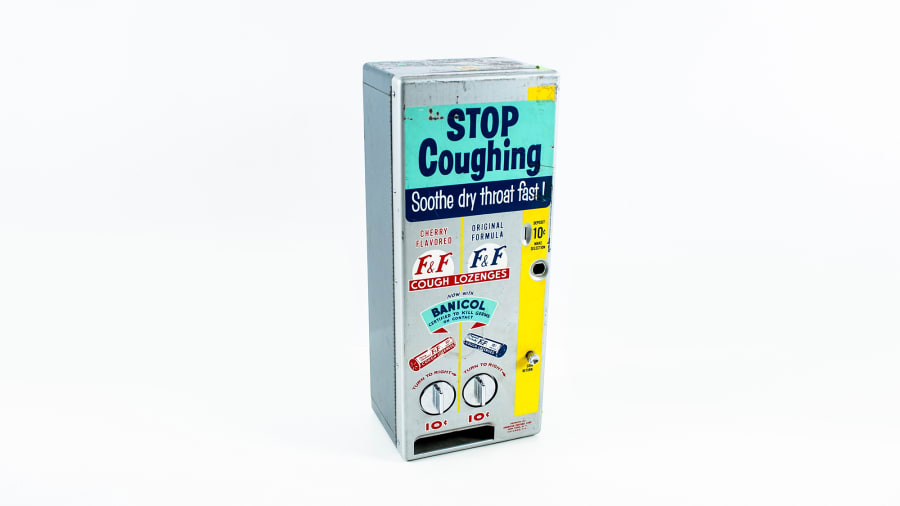 Jennings And Co. Cough Drop Dispenser Metal at Indy Road Art 2020 as ...