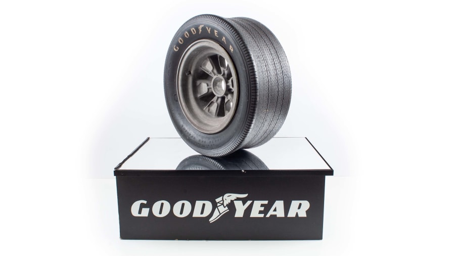 Goodyear Tire Sent To Carroll Shelby Enterprises On A GT40 Racing Wheel ...