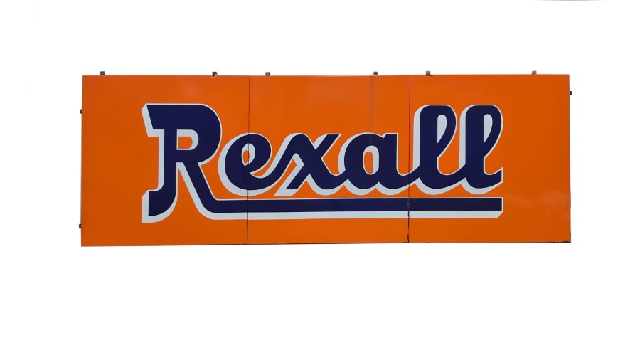 Rexall Single-Sided Porcelain Sign at Indy Road Art 2020 as M170 ...