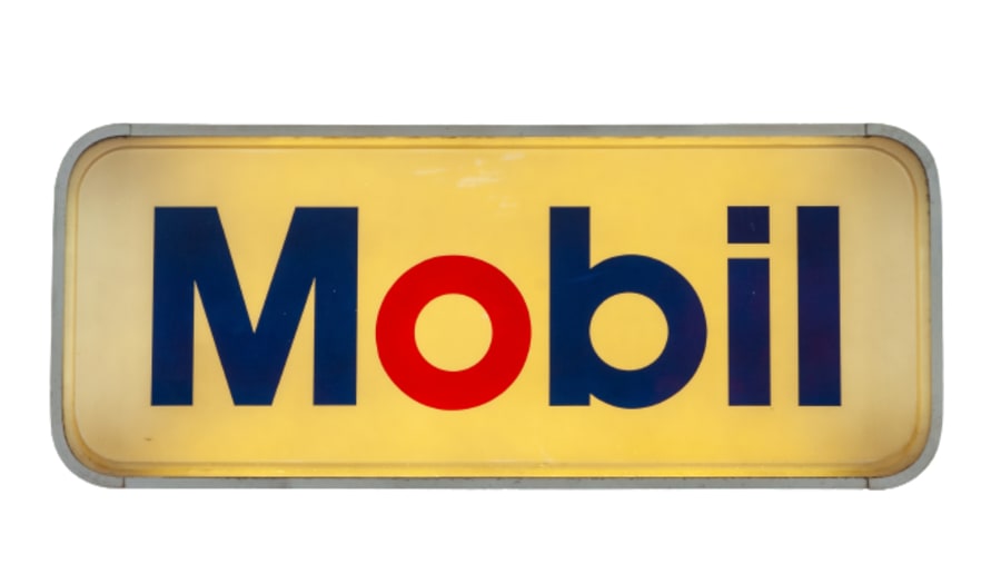 Mobil Single-Sided Plastic Light-Up for sale at Indy Road Art 2021 as ...