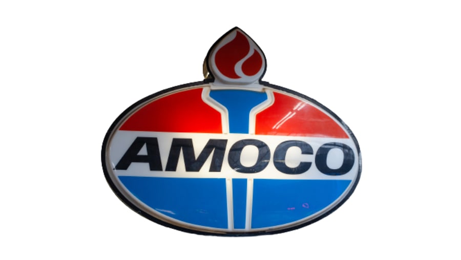 AMOCO Double-Sided Plastic Light-Up at Indy Road Art 2021 as M202 ...