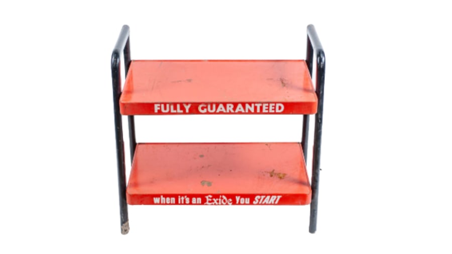 Exide Battery Rack at Indy Road Art 2021 as M352 - Mecum Auctions