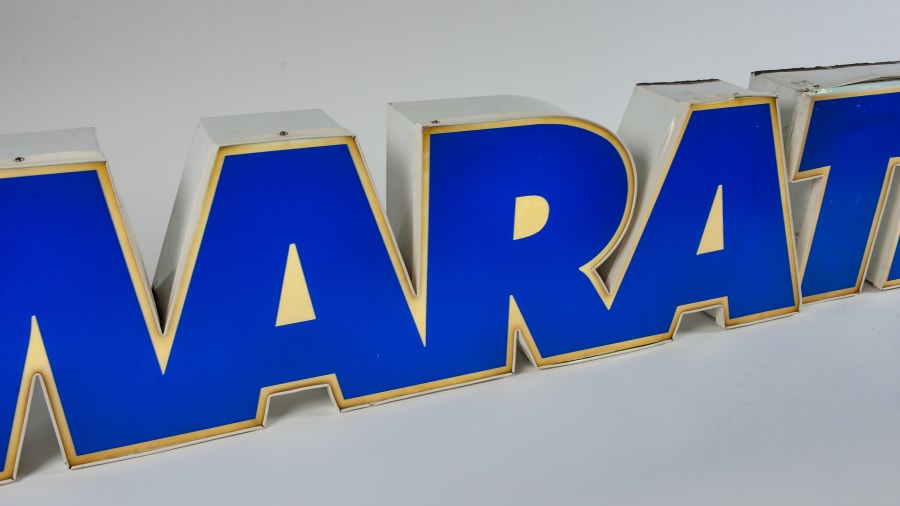 Marathon Single-Sided Plastic Light Up Letters for Sale at Auction ...