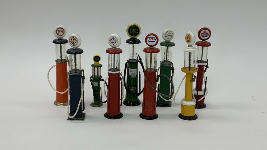 Mini Gas Pumps at Indy Road Art 2021 as E146 - Mecum Auctions
