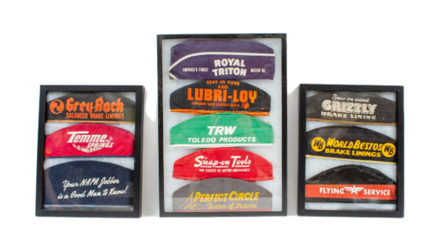 Service Station Hats Framed Collection at Indy Road Art 2021 as B424 ...