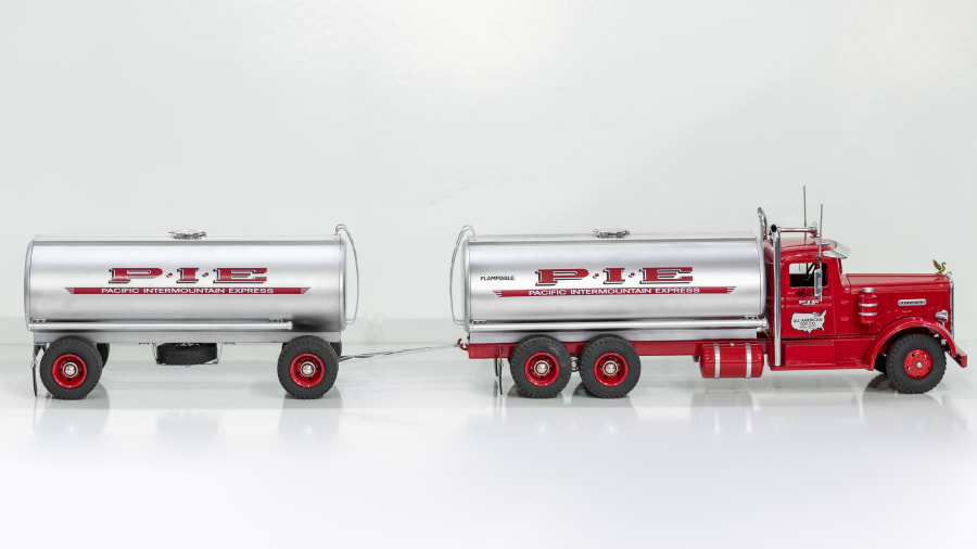 All American Toy Co. Kenworth Oil Tanker And Pup Trailer at Indy Road ...