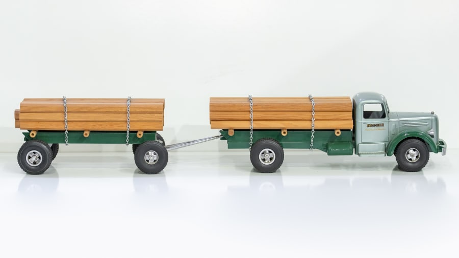 1954 Smith-Miller Mack 'L' Timber Truck And Pup Trailer for Sale at ...