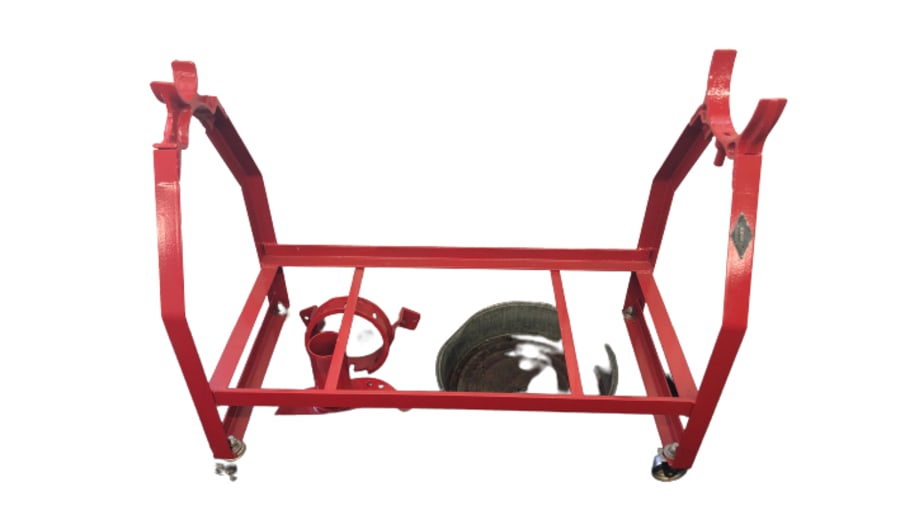 Ford Flathead Engine Stand at Indy Road Art 2021 as Q19 - Mecum Auctions