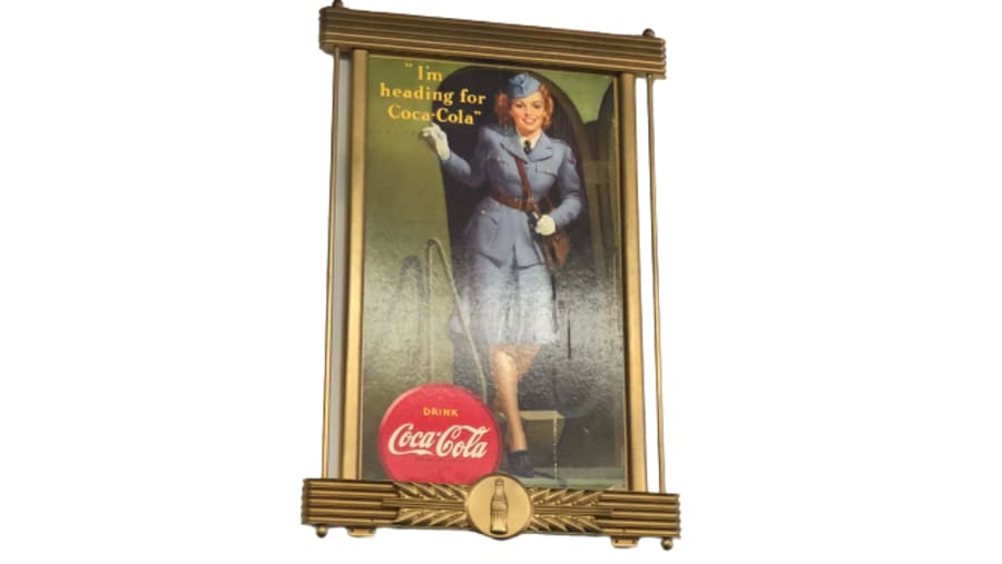 Coca-Cola Lithograph In Kay Frame at Indy Road Art 2021 as Q80 - Mecum ...