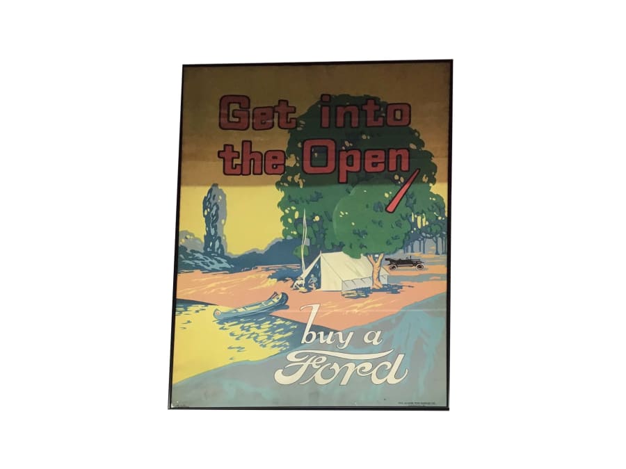 Ford Model T Framed Print at Indy Road Art 2021 as Q177 - Mecum Auctions