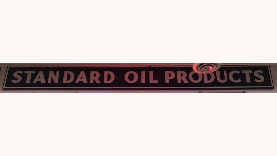 Standard Oil Products Single-Sided Porcelain Sign at Indy Road Art 2021 ...