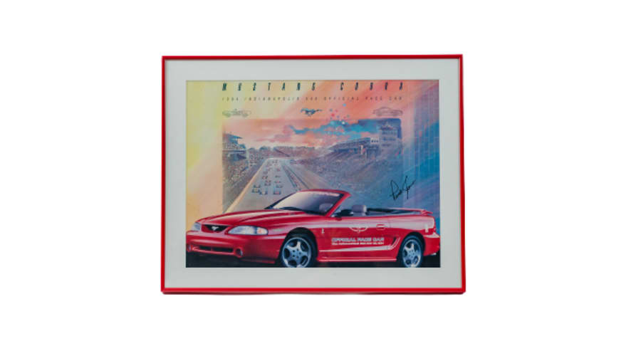 1994 Mustang Cobra Pace Car Framed Print at Indy Road Art 2021 as P415 ...