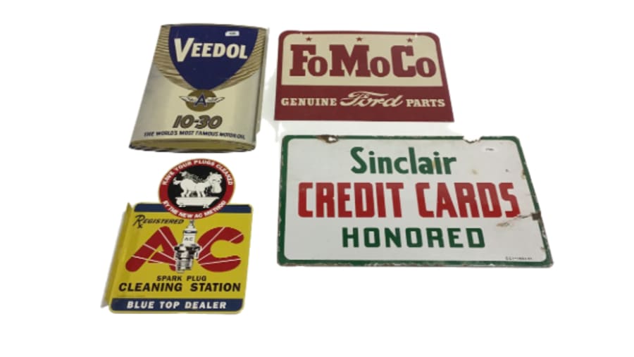 Veedol, Fomoco, Ac, And Sinclair Signs at Indy Road Art 2021 as E152.1 ...