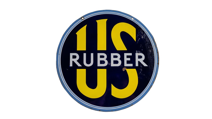 US Rubber Double-Sided Porcelain Sign for Sale at Auction - Mecum Auctions