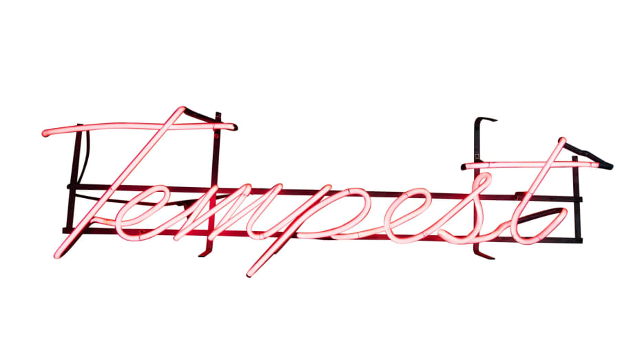 Tempest Window Neon Sign at Indy Road Art 2022 as B186 - Mecum Auctions