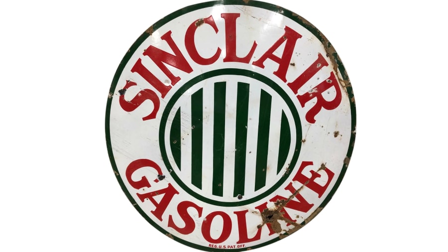 1940s Sinclair Single-Sided Porcelain Sign for Sale at Auction - Mecum ...